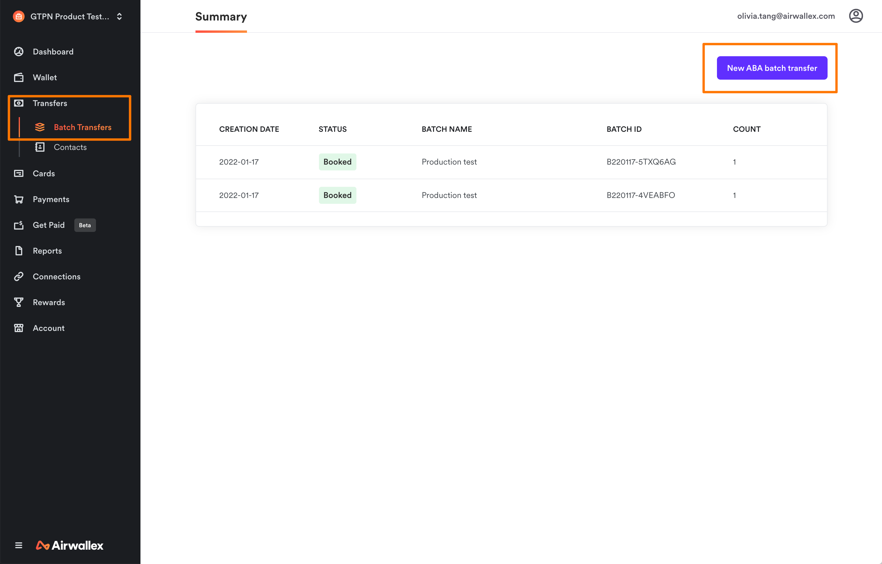 How To Create A Batch Transfer Using ABA Files Airwallex Help Centre