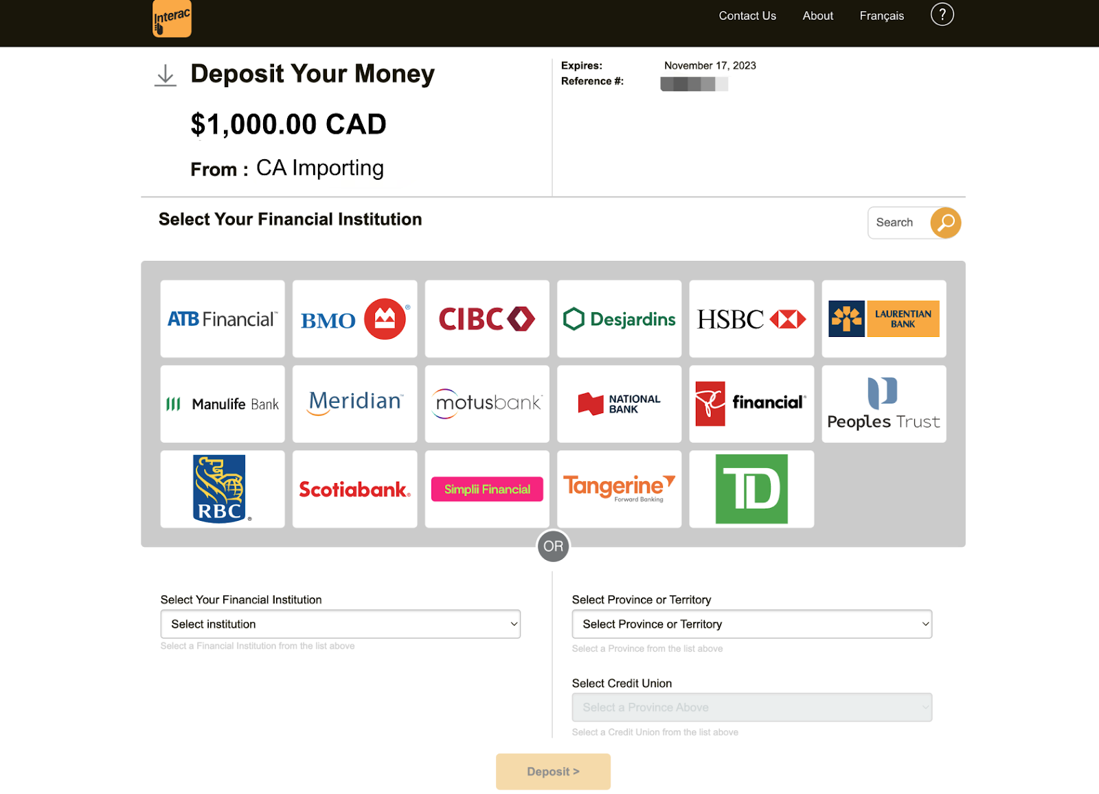 Canada Interac e-Transfer Guide – Airwallex Help Centre